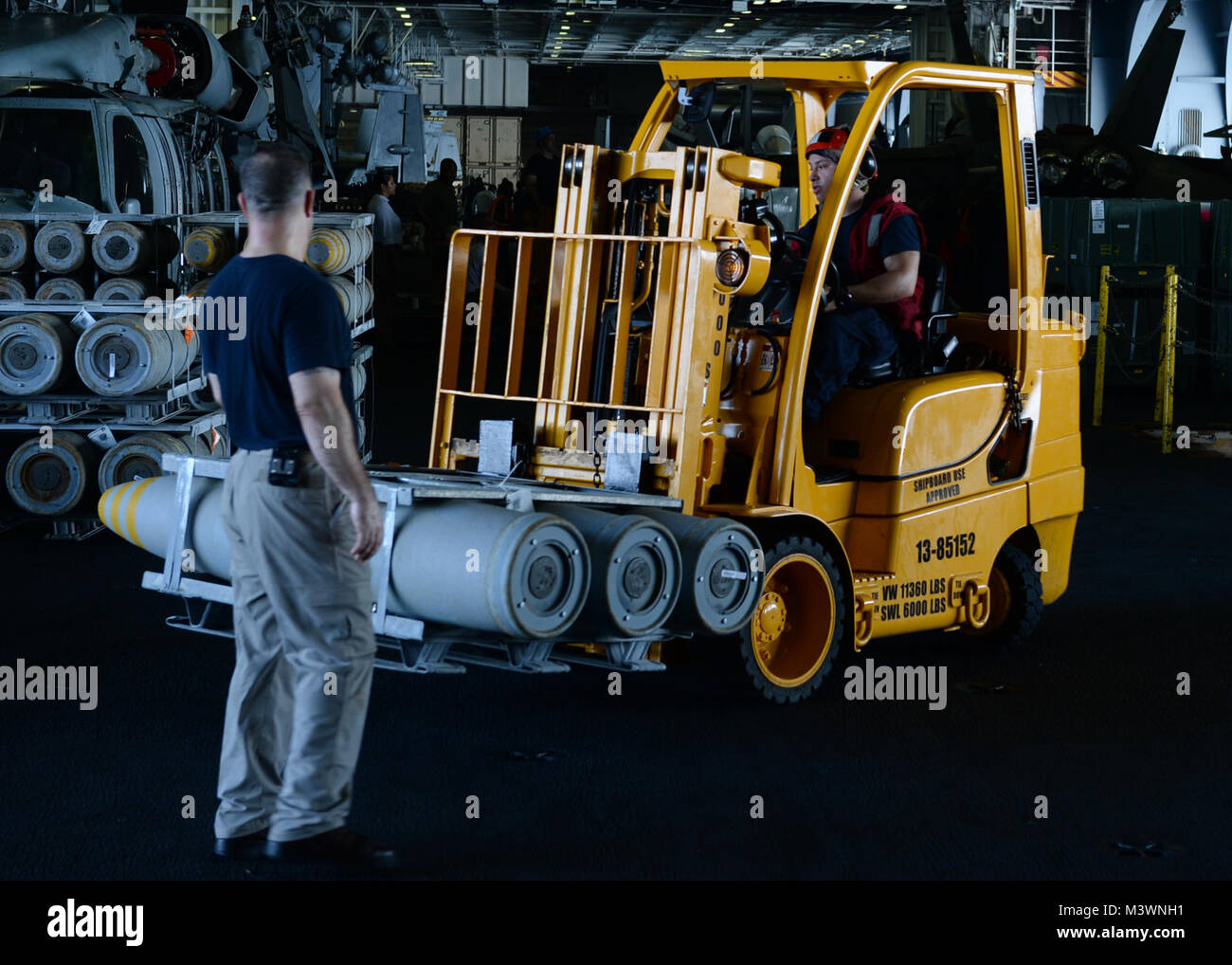 ARABIAN GULF (Aug. 10, 2017) U.S. Navy Aviation Ordnance 3rd Class ...