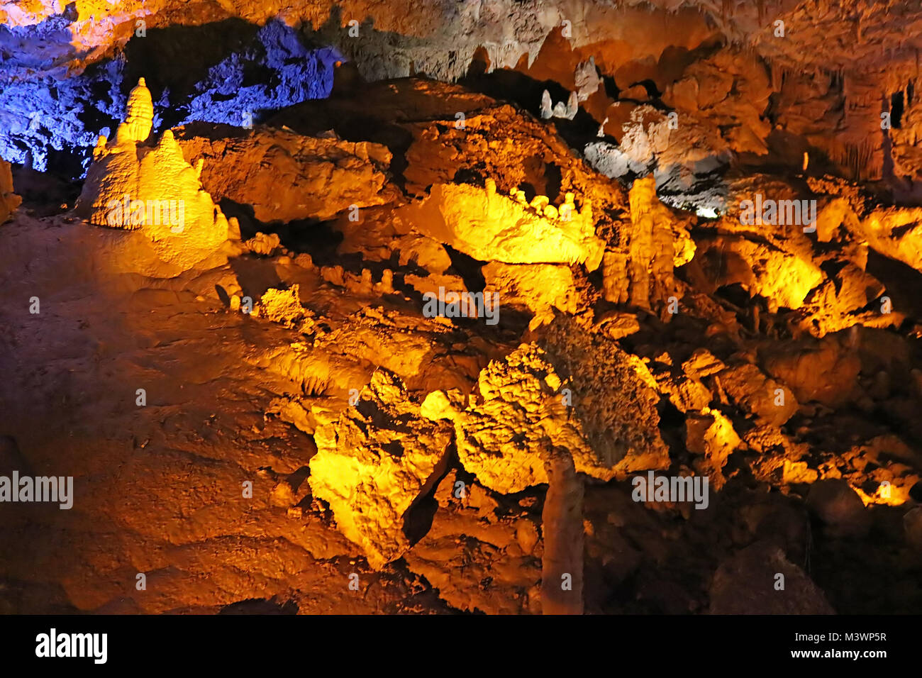 BEIT-SHEMESH, ISRAEL - SEPTEMBER 23, 2017: Avshalom Cave, also known as ...