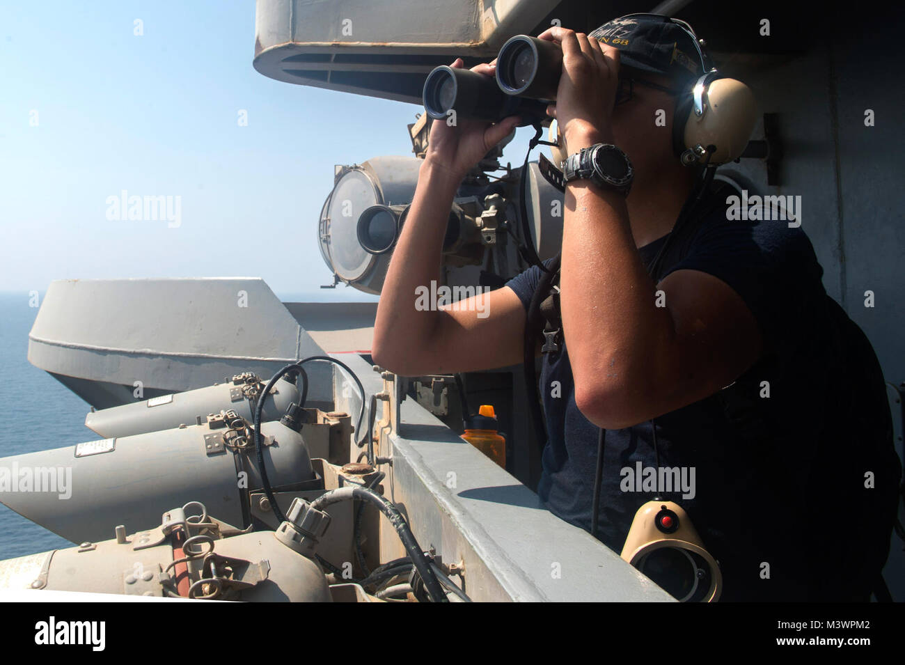 ARABIAN GULF (Aug. 31, 2017) Seaman Stephen Springfield, from Mount ...