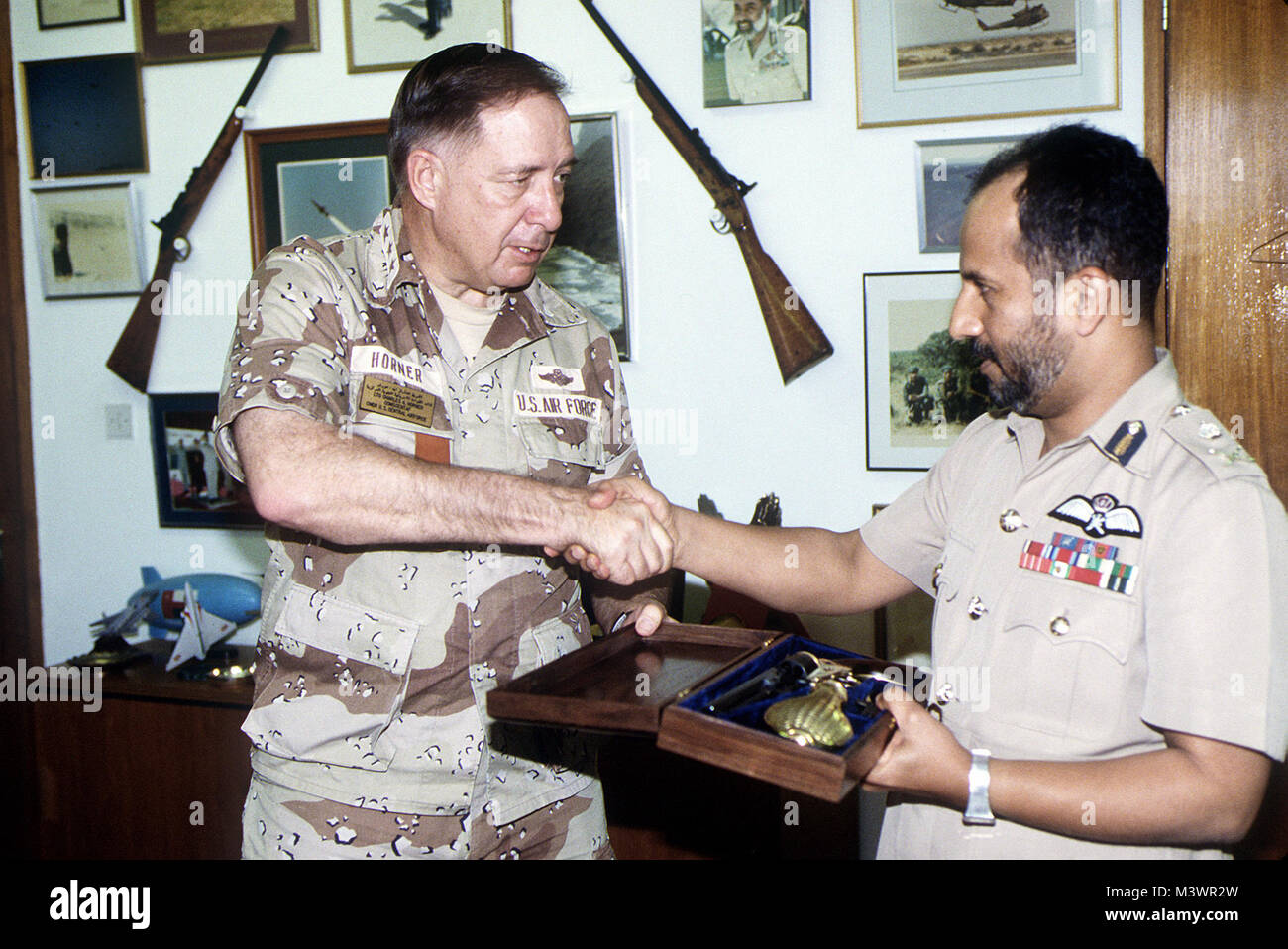 Lt. Gen. Charles A. Horner, commanding general, U.S. Central Air Force ...