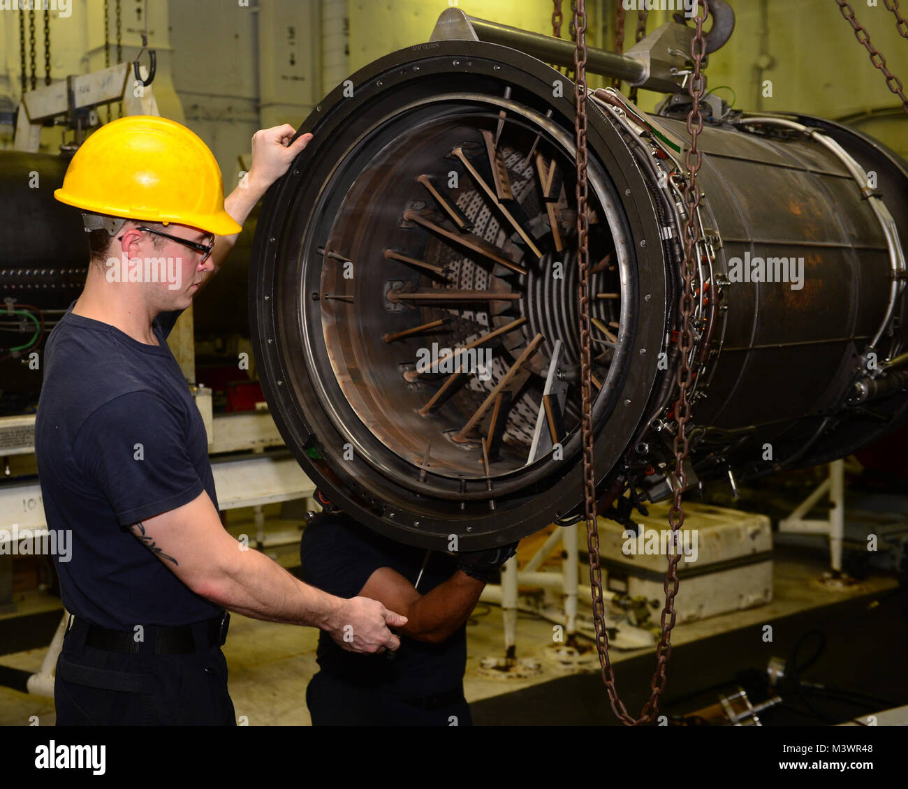 ARABIAN GULF (Sep. 9, 2017) U.S. Navy Aviation Machinist’s Mate Airman ...