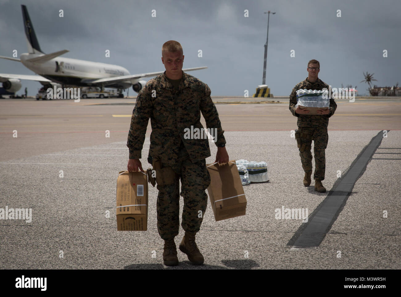 SAINT MARTIN – U.S. Marines Cpl. Brandon Fenley, left, and Cpl. Dustin ...