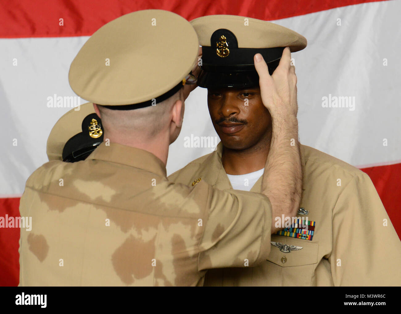 ARABIAN GULF (Sept. 15, 2017) U.S. Navy Chief Logistics Specialist ...