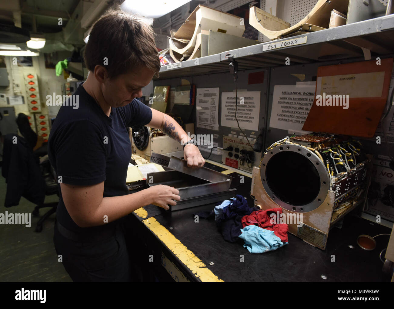 ARABIAN GULF (Sept. 22, 2017) U.S. Navy Aviation Support Equipment ...