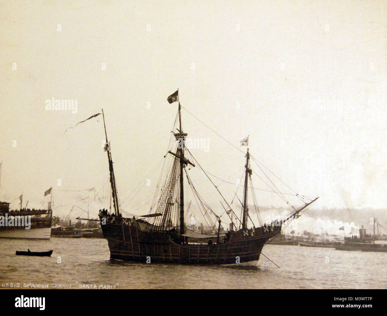 Lot-3906-1: Spanish Caravel Santa Maria, Replica, 1892. These were ...