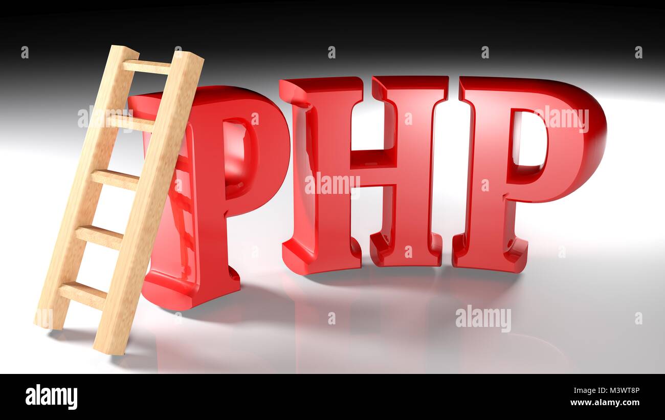 3d red ladder icon hi-res stock photography and images - Alamy