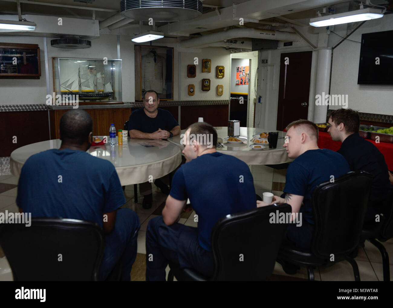ARABIAN GULF (Oct. 10, 2017) U.S. Navy Master Chief Aviation ...