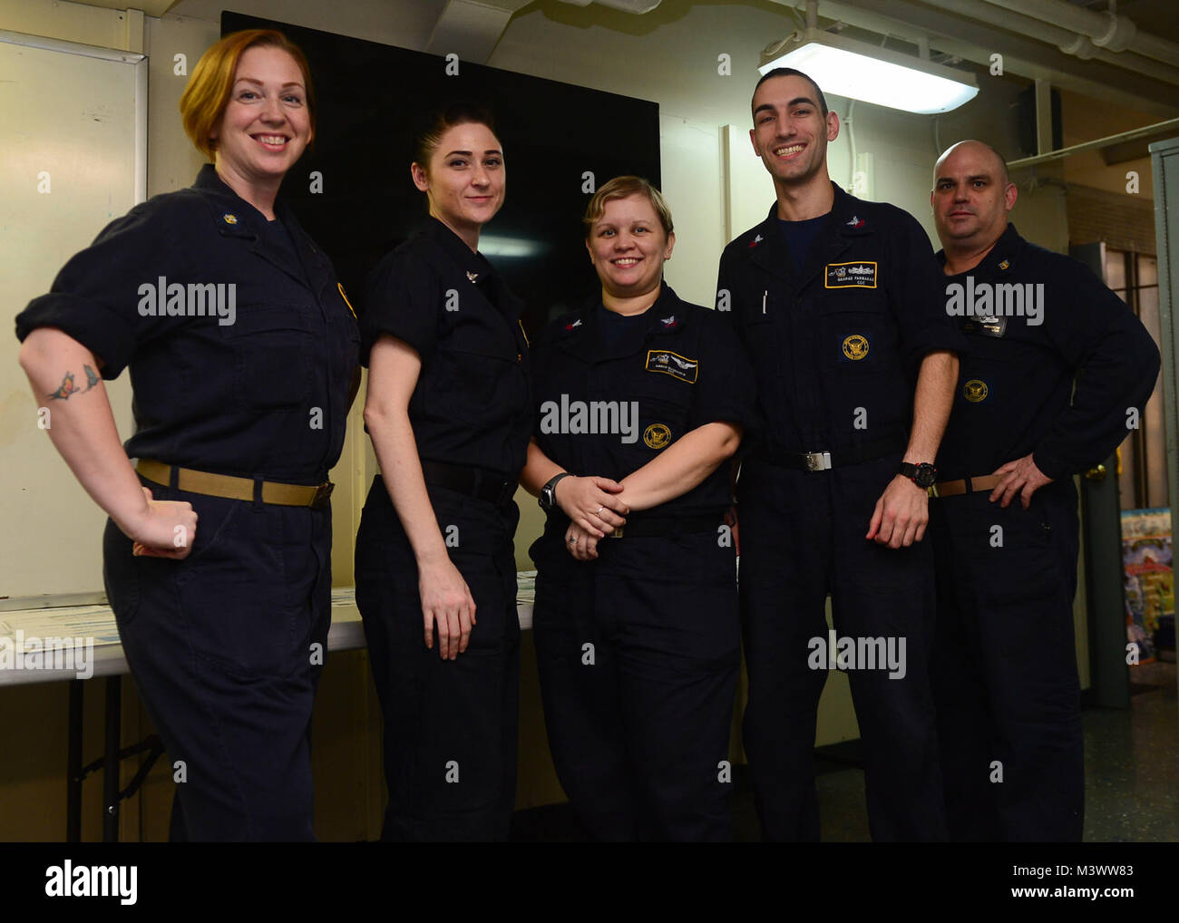 INDIAN OCEAN (Nov. 2, 2017) U.S. Navy Counselor s pose for a photo ...