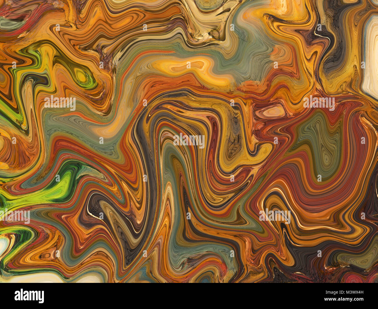 Juicy color mix painting with marbling. Marble texture. Paint splash ...