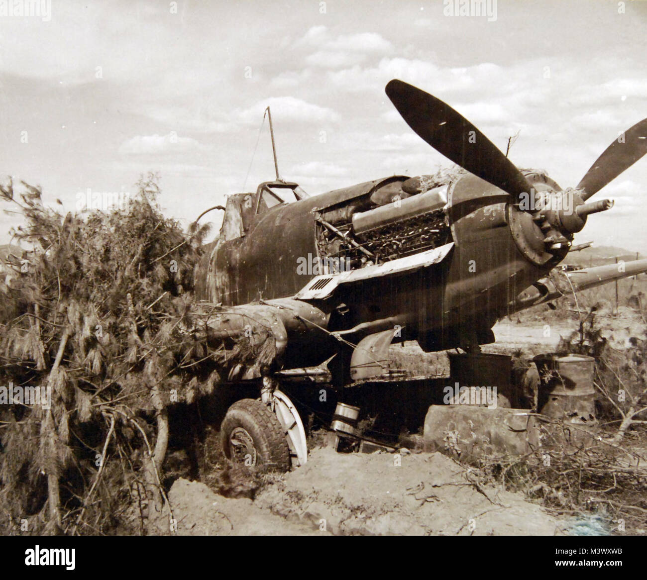 80-G-420203: Korean War, 1950-1953. Russian type IL-3 airplane at Kimpo ...