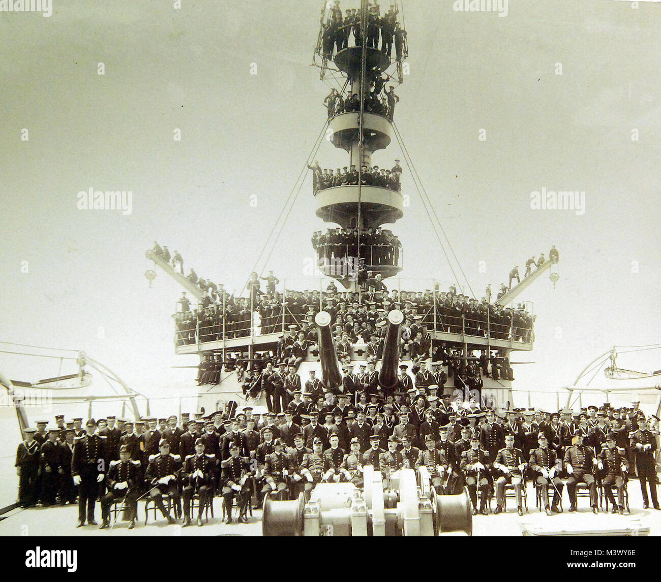 PR-3-Box-36-9: USS West Virginia, (Armored Cruiser #5), Officers and ...