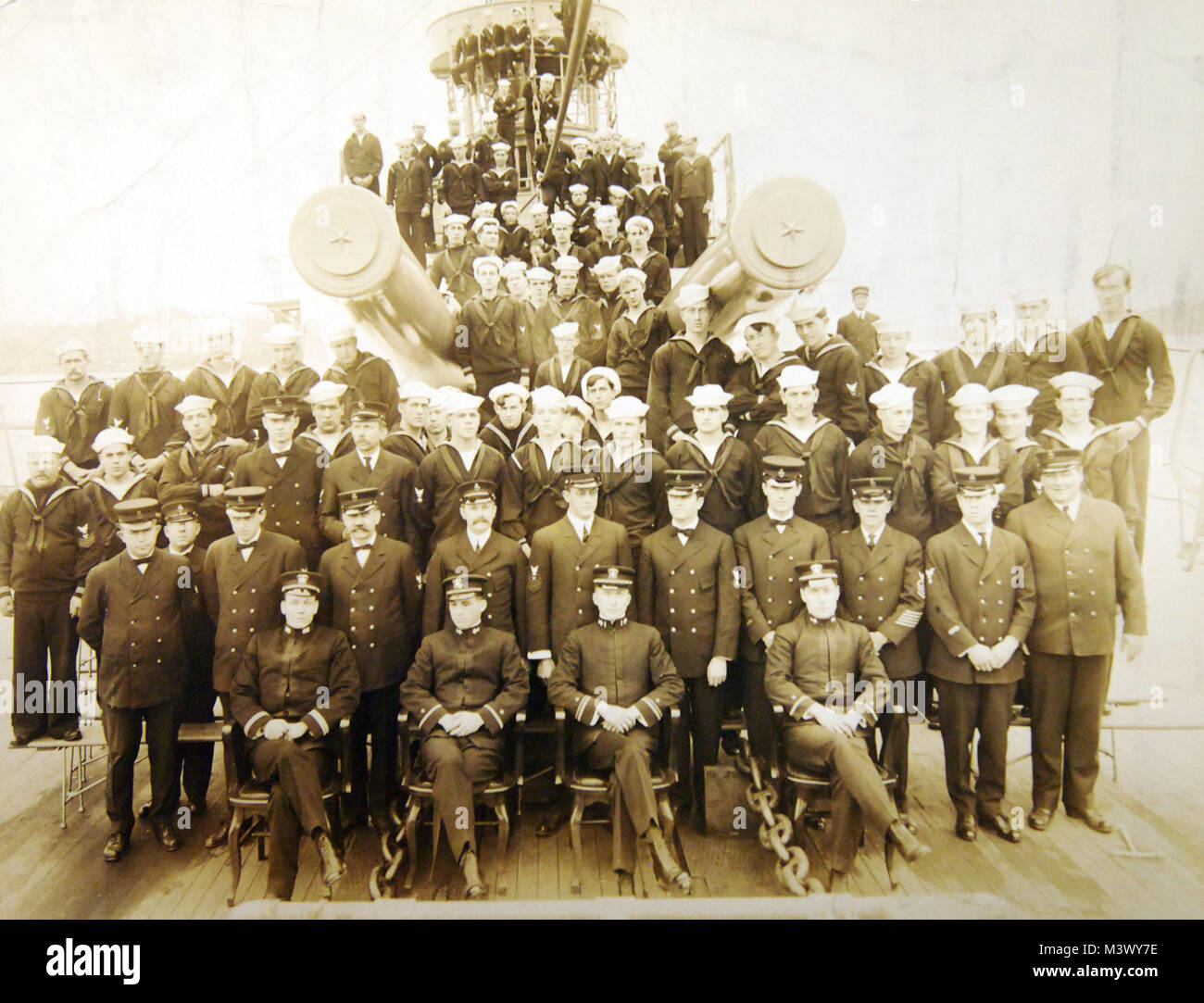 PR-3-Box-33-1: USS Cheyenne (Monitor #10). Officers and crew, November ...