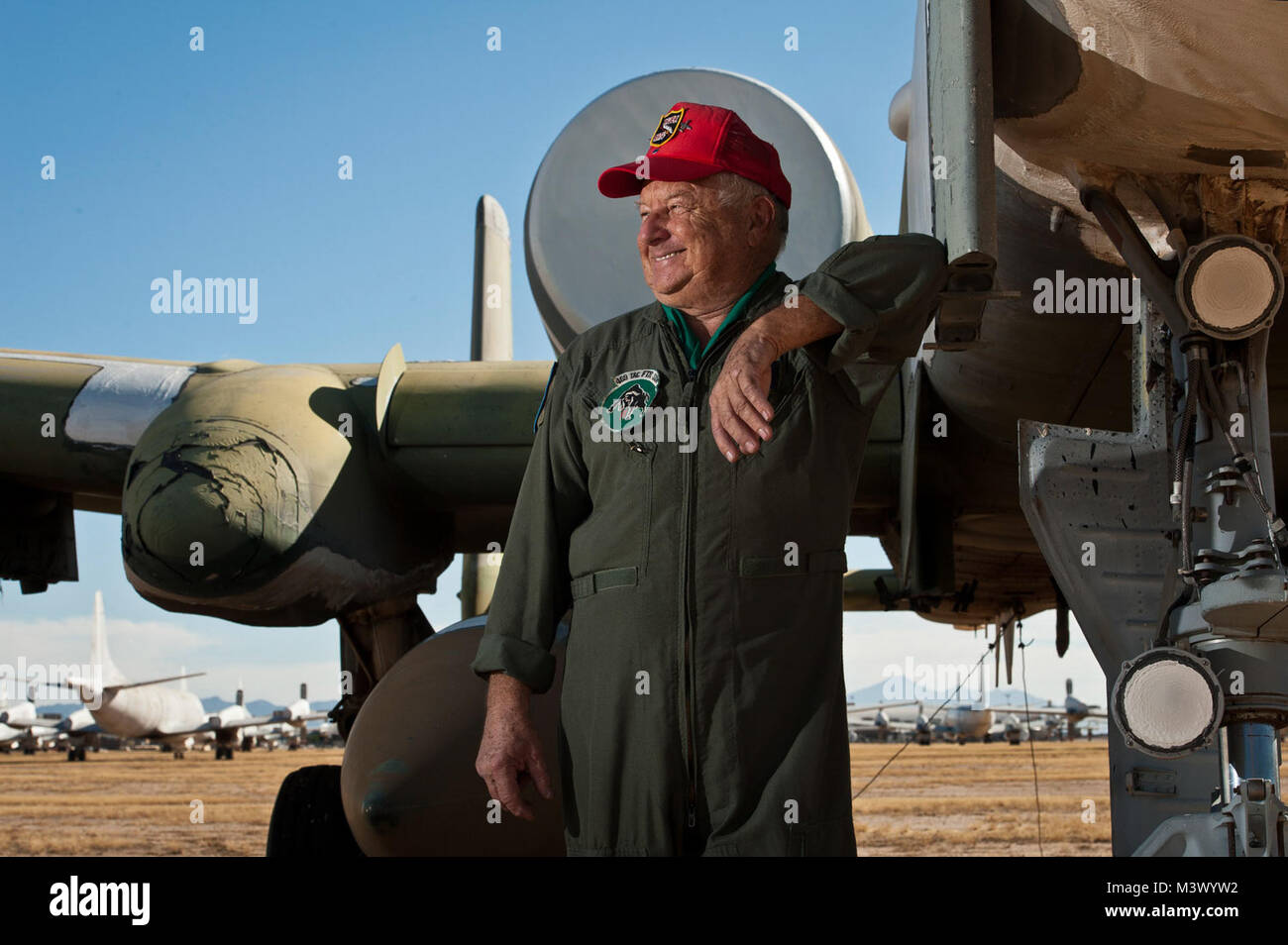 Ret. Col. Paul Dillon, a vietnam combat pilot, stands with an A-10 ...