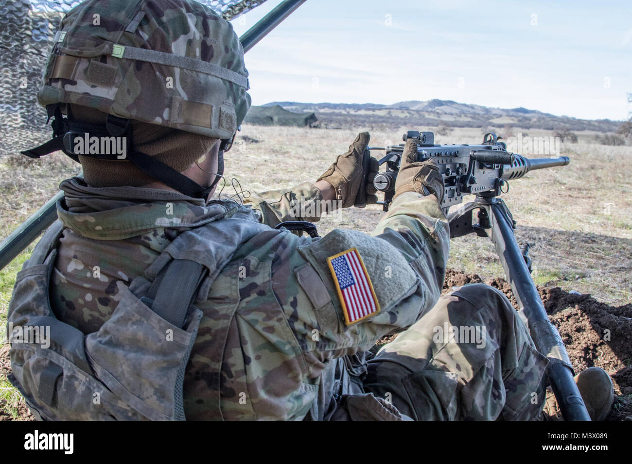 Soldiers of A Battery, 1-37 Field Artillery, hone their artillery ...