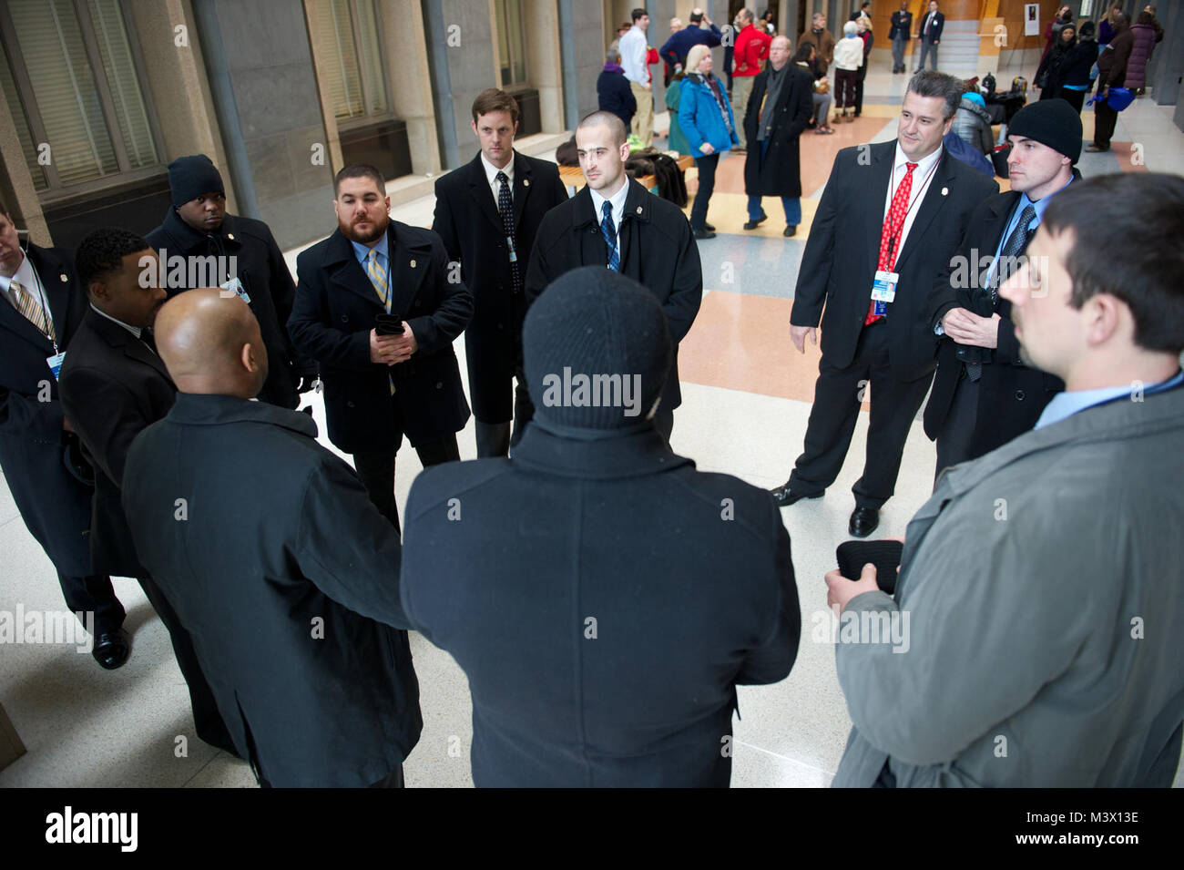 Starting at 1am on Inauguration Day the U.S. Marshals Service assisted ...