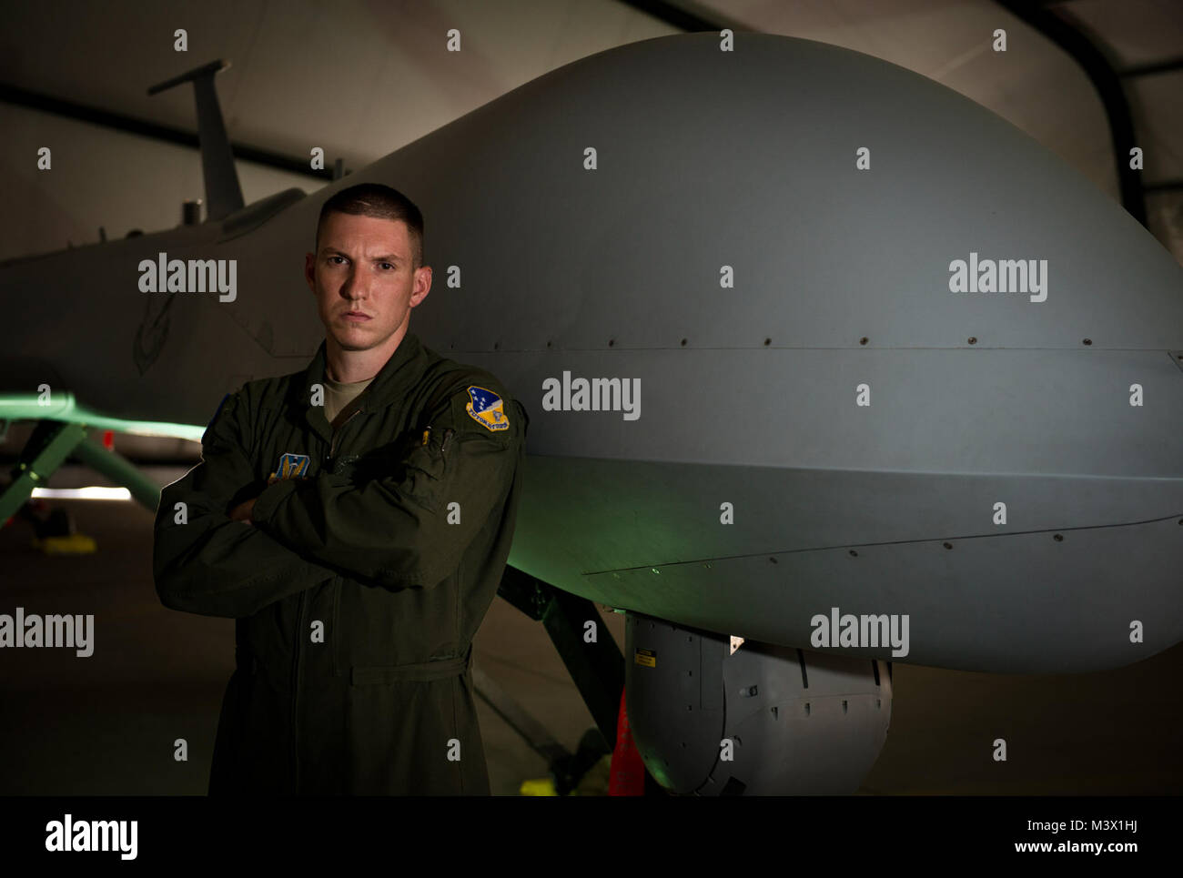 As an MQ-9 Reaper sensor operator, Staff Sgt. , controls the targeting ...
