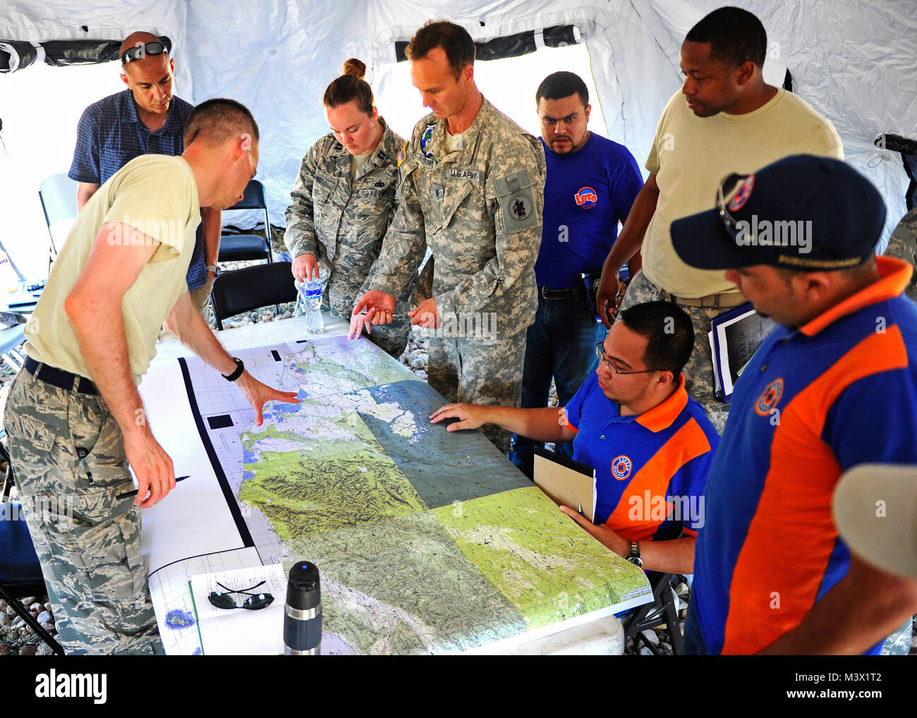 Disaster area map hi-res stock photography and images - Alamy