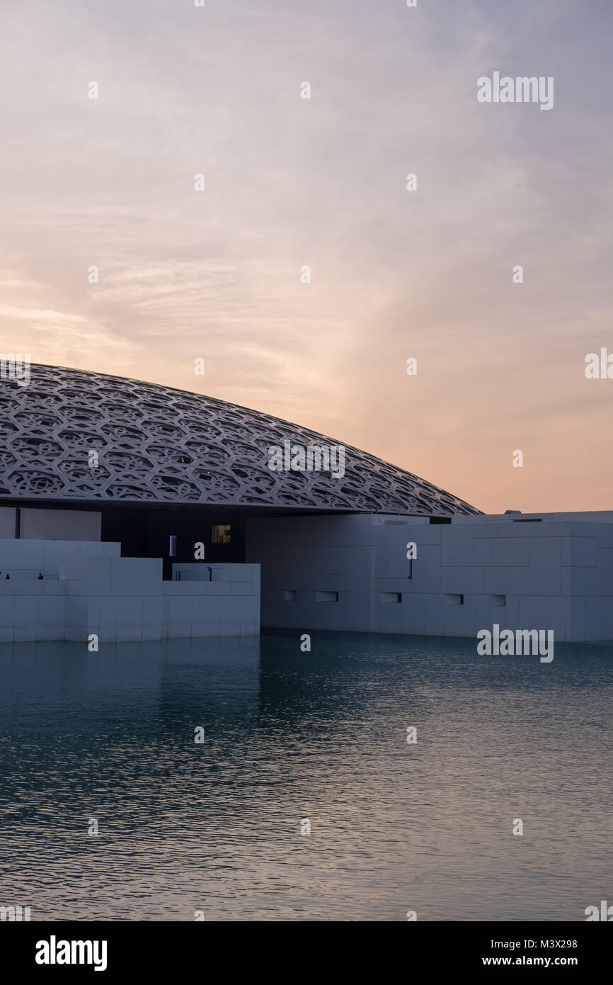 View of the Dome, Louvre Abu Dhabi Museum, Cultural District Abu Dhabi ...