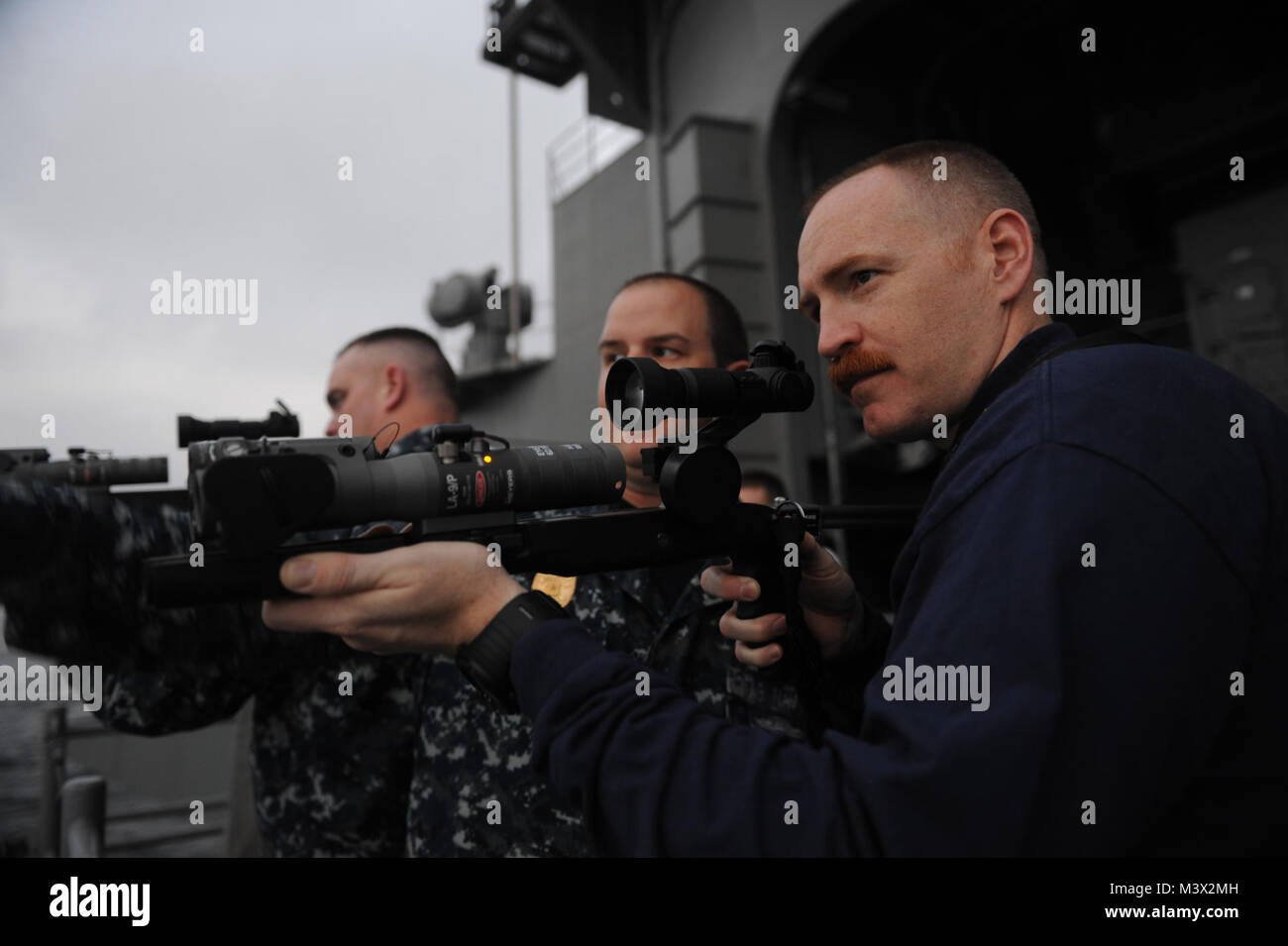 130721-N-RX668-125 NORTH ARABIAN SEA (July 21, 2013) - Master-at-Arms ...