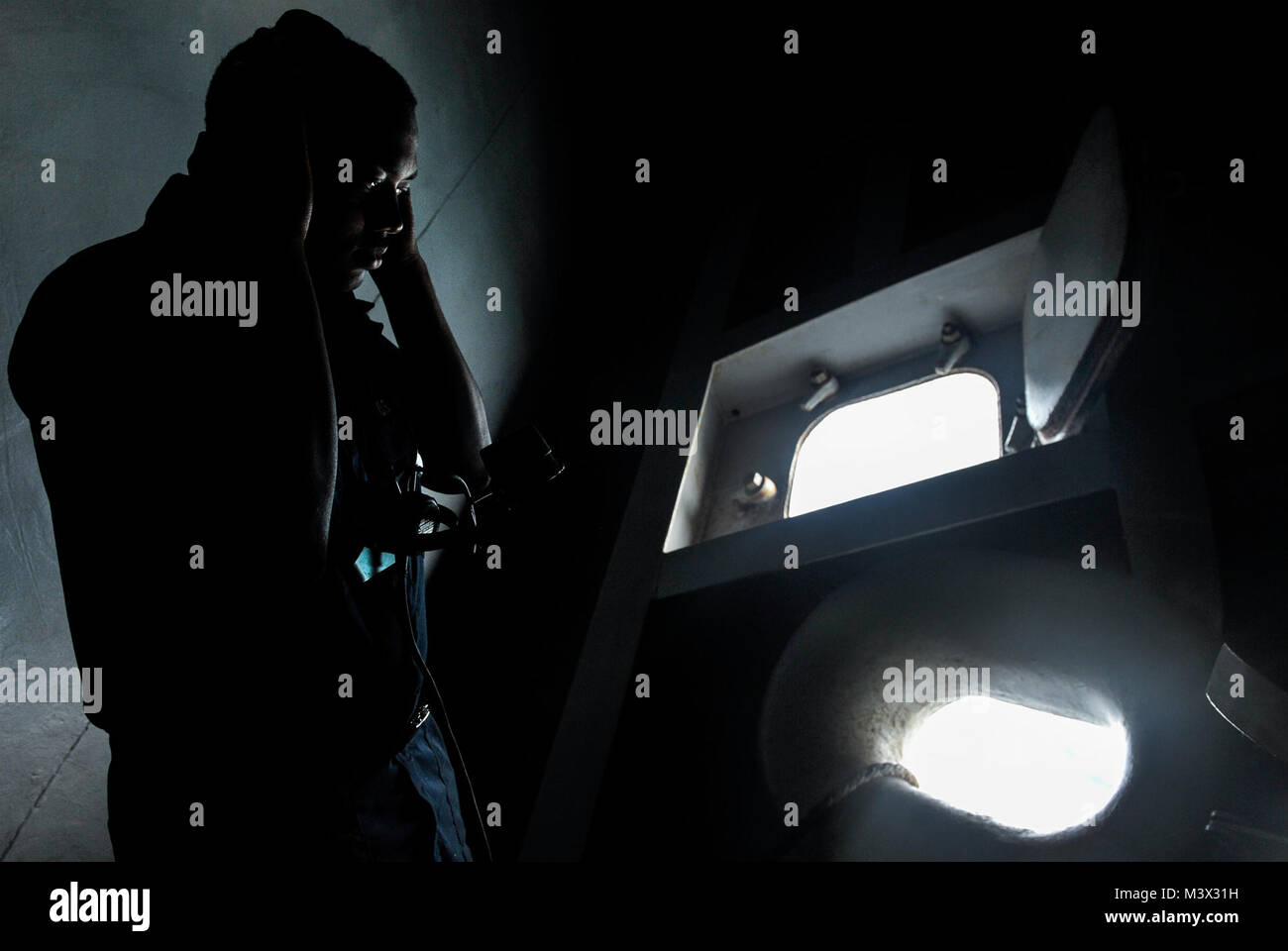 GULF OF OMAN(Aug. 20, 2013) Boatswain’s Mate Seaman Sam Williams, from ...