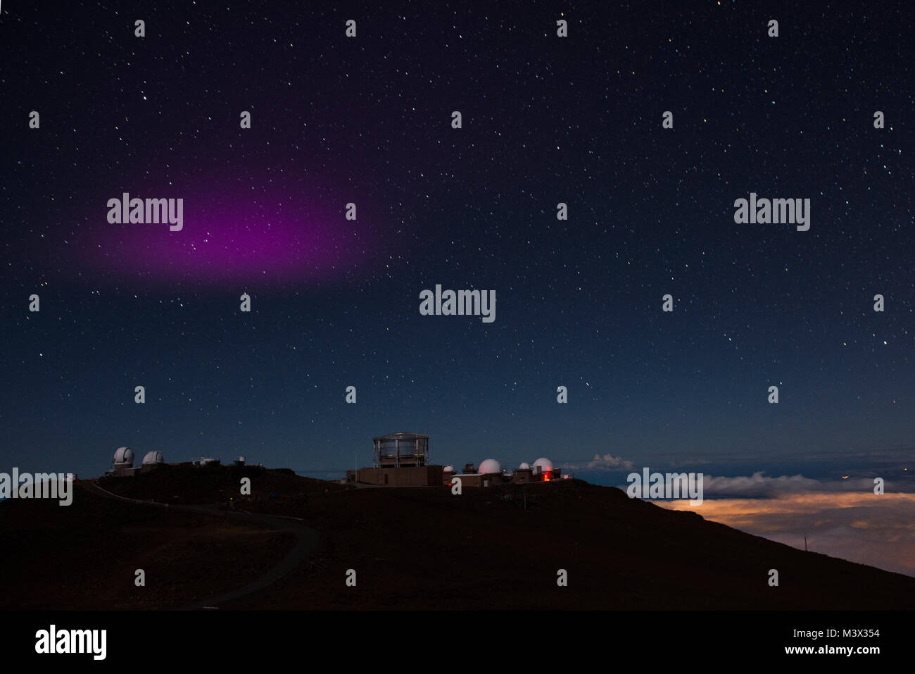 A light anomaly above the Maui Space Surveillance Complex. The Maui ...