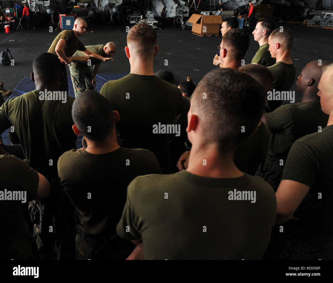 RED SEA (Sep. 04, 2013) – Sailors and Marines receive instruction about ...