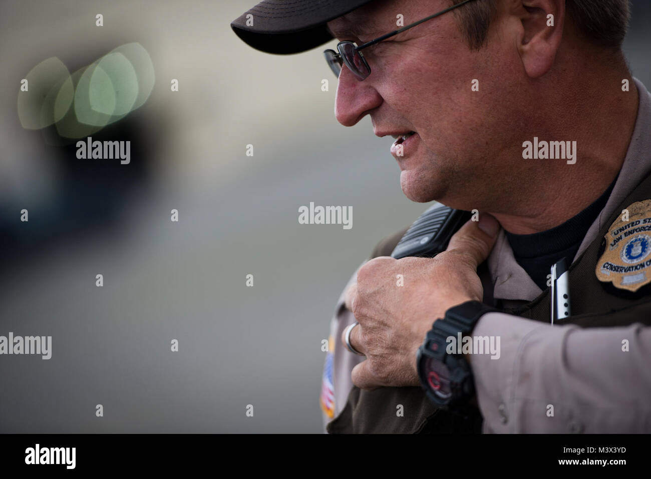 James Wendland replies to a radio call about a moose that was just shot ...