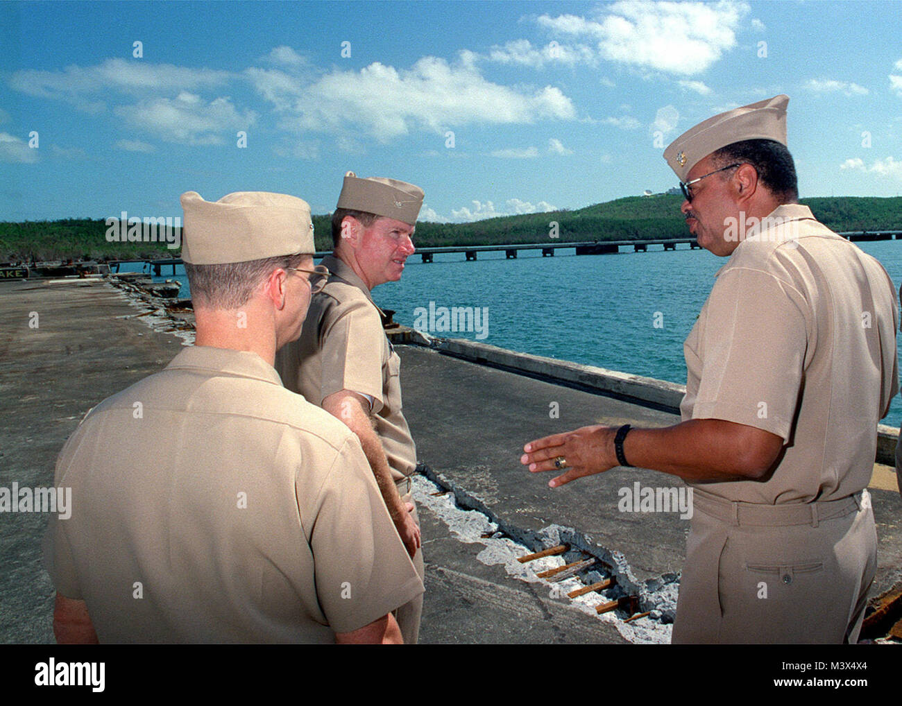 Admiral J. Paul Reason (right), Commander in Chief Atlantic Fleet ...