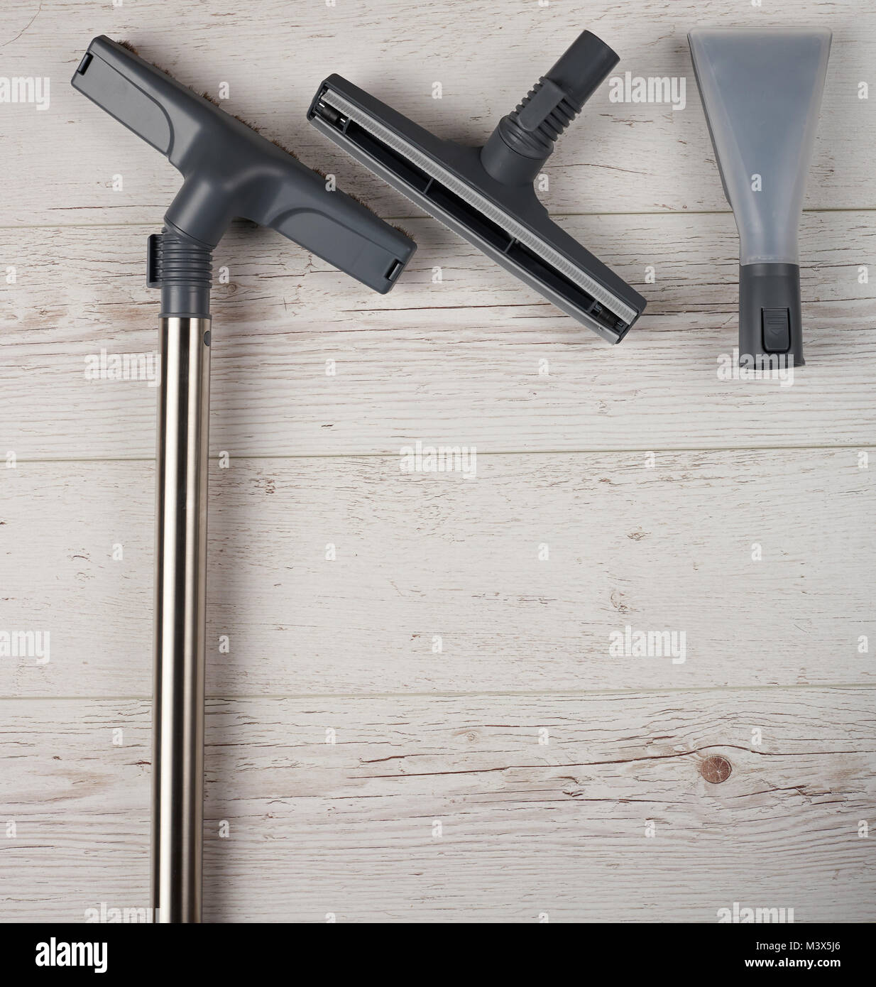 Washing tools for floor. Vacuum cleaner tools above top view Stock ...