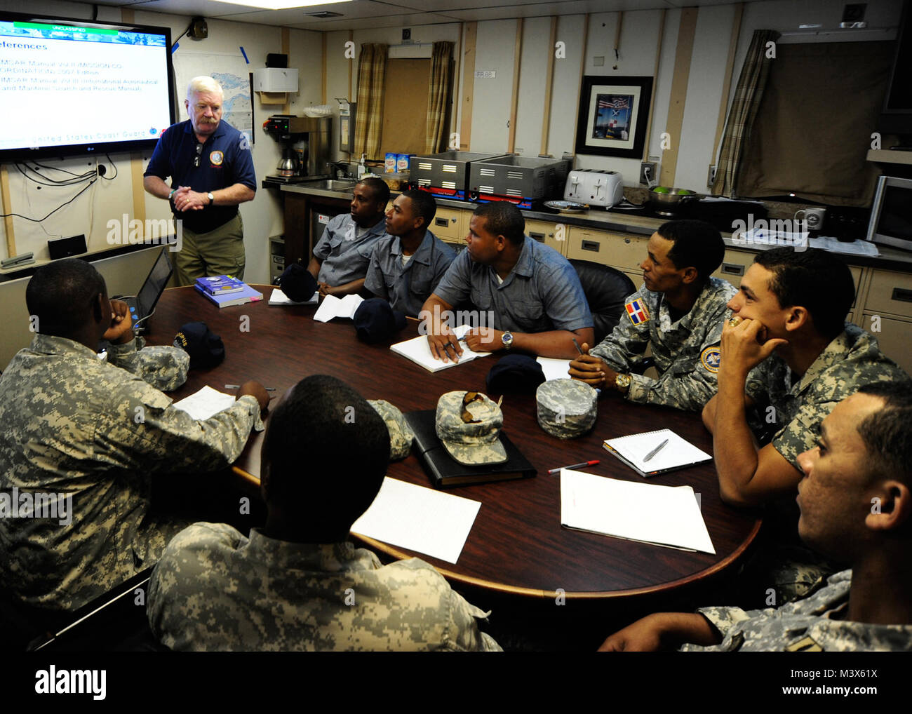 ST JOHNS, Antigua-Barbuda -- James Campbell, a Coast Guard auxiliarist ...