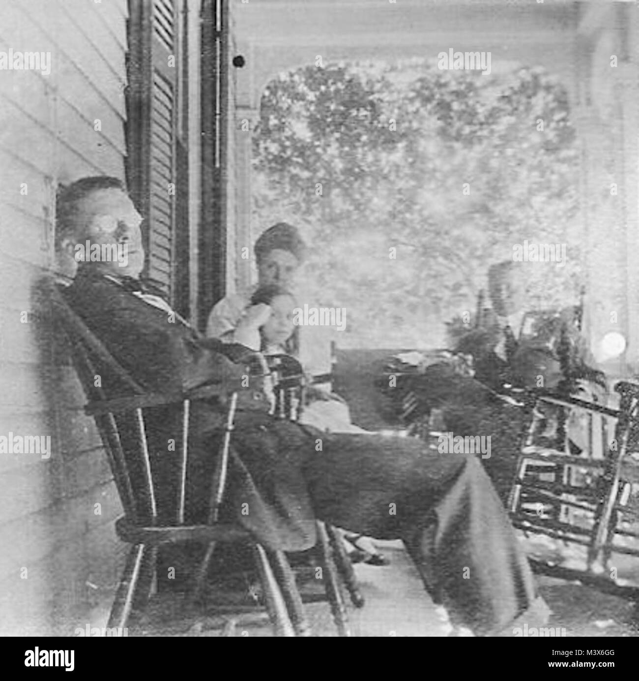 Chester Nimitz (right) with his mother-in-law Mary T.T. Freeman (center ...