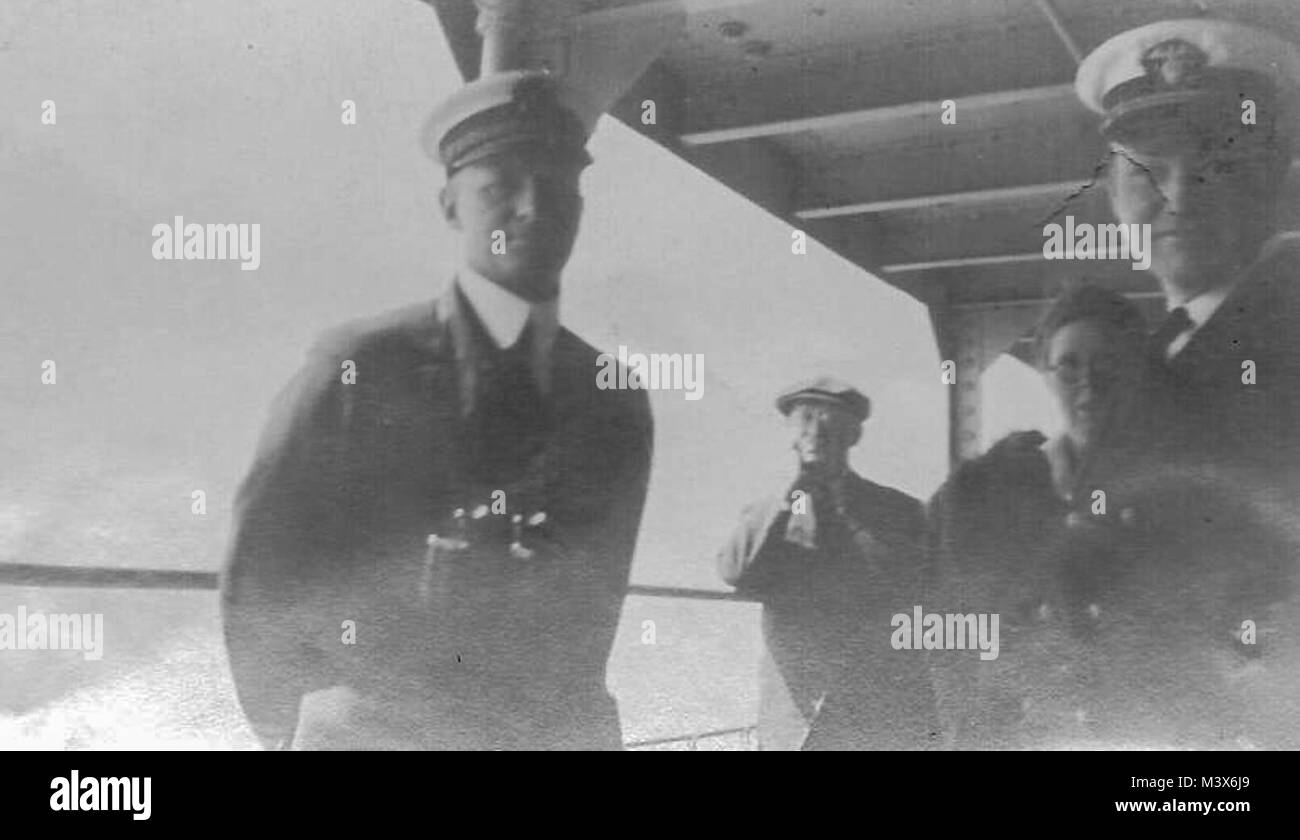 Chester Nimitz on board the USS Augusta during Nimitz's time as ...