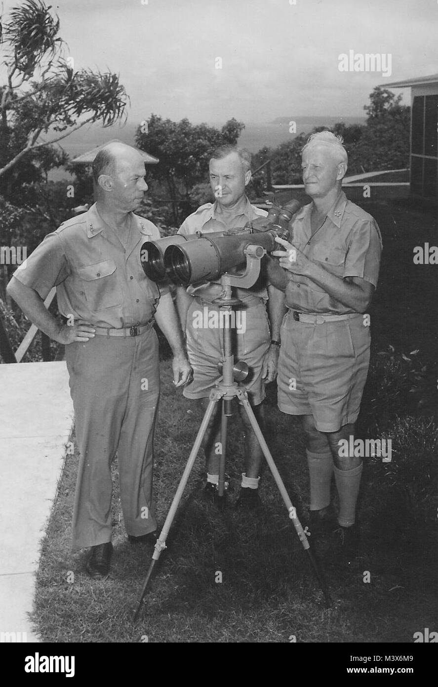 Charles McMorris, Forrest Sherman and Chester Nimitz. From the private ...