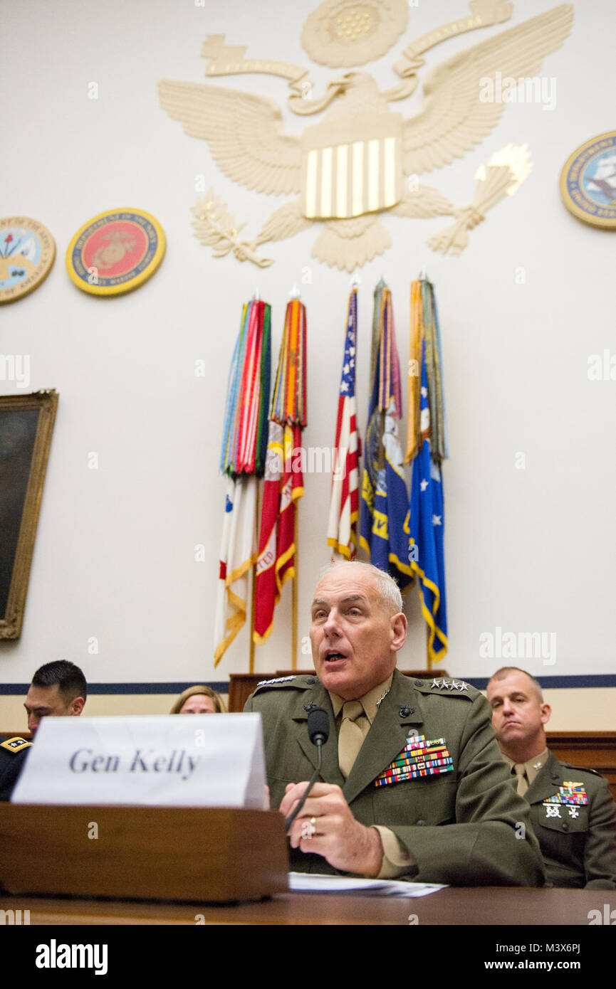 Commander of U.S. Southern Command Gen. John F. Kelly testifies before ...