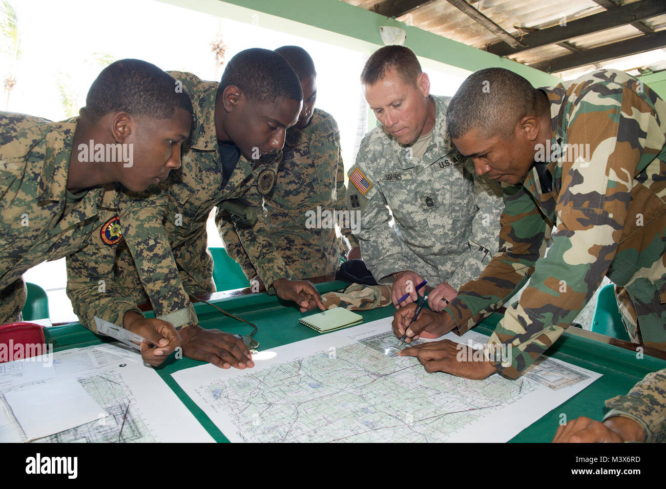 U.S. Army Master Sgt. Anthony Sours, a force protection noncommissioned ...