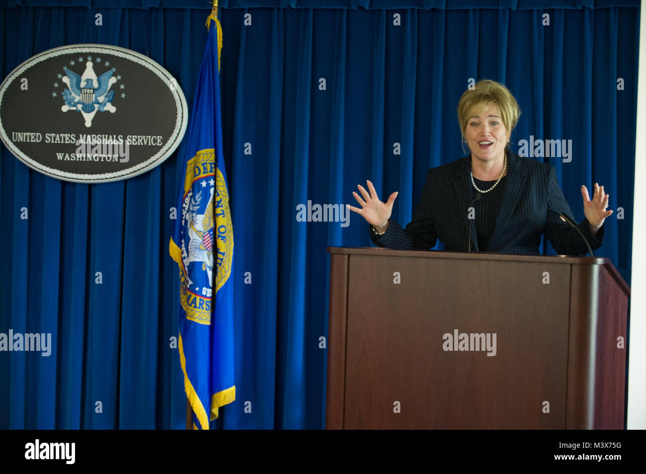 USMS Director Stacia Hylton-160 by U.S. Marshals Service Stock Photo ...