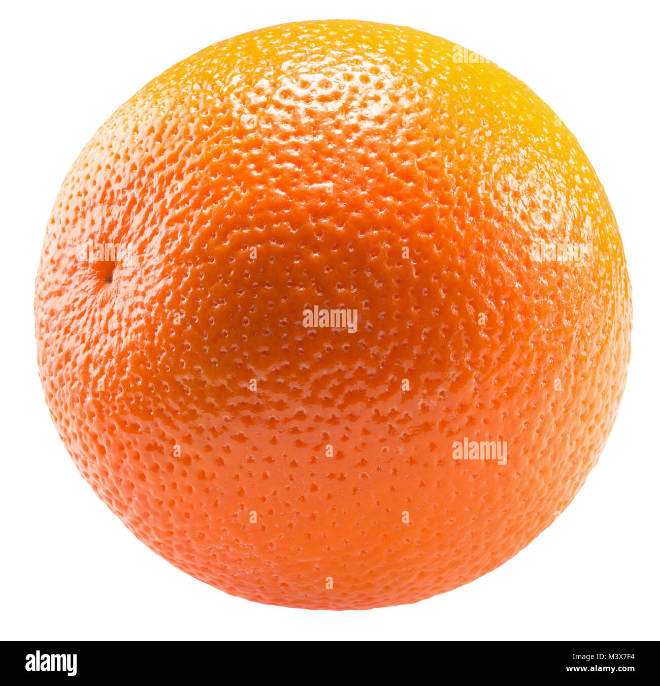 orange isolated on a white background Stock Photo - Alamy