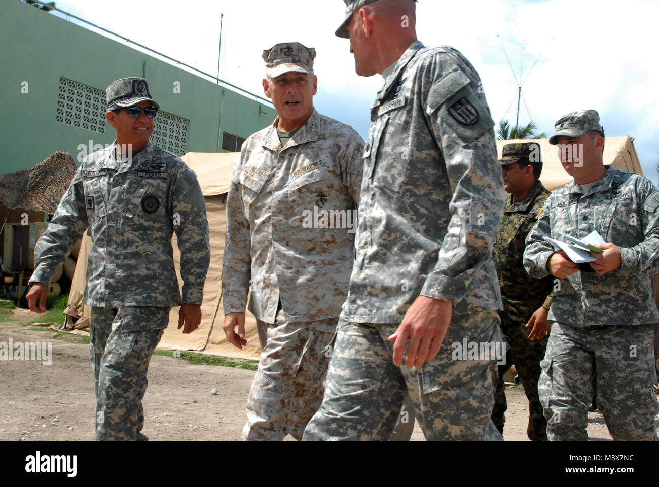 From left, Adm. Sigifrido Pared Perez, Dominican Republic minister of ...