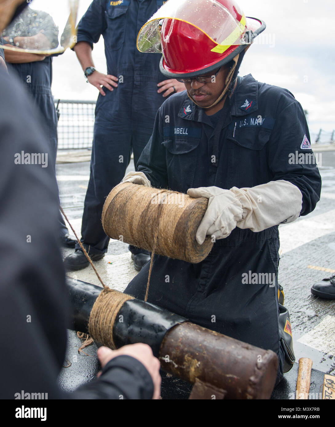 140611-N-AG657-059 PACIFIC OCEAN (June 11, 2014) Damage Controlman 3rd ...