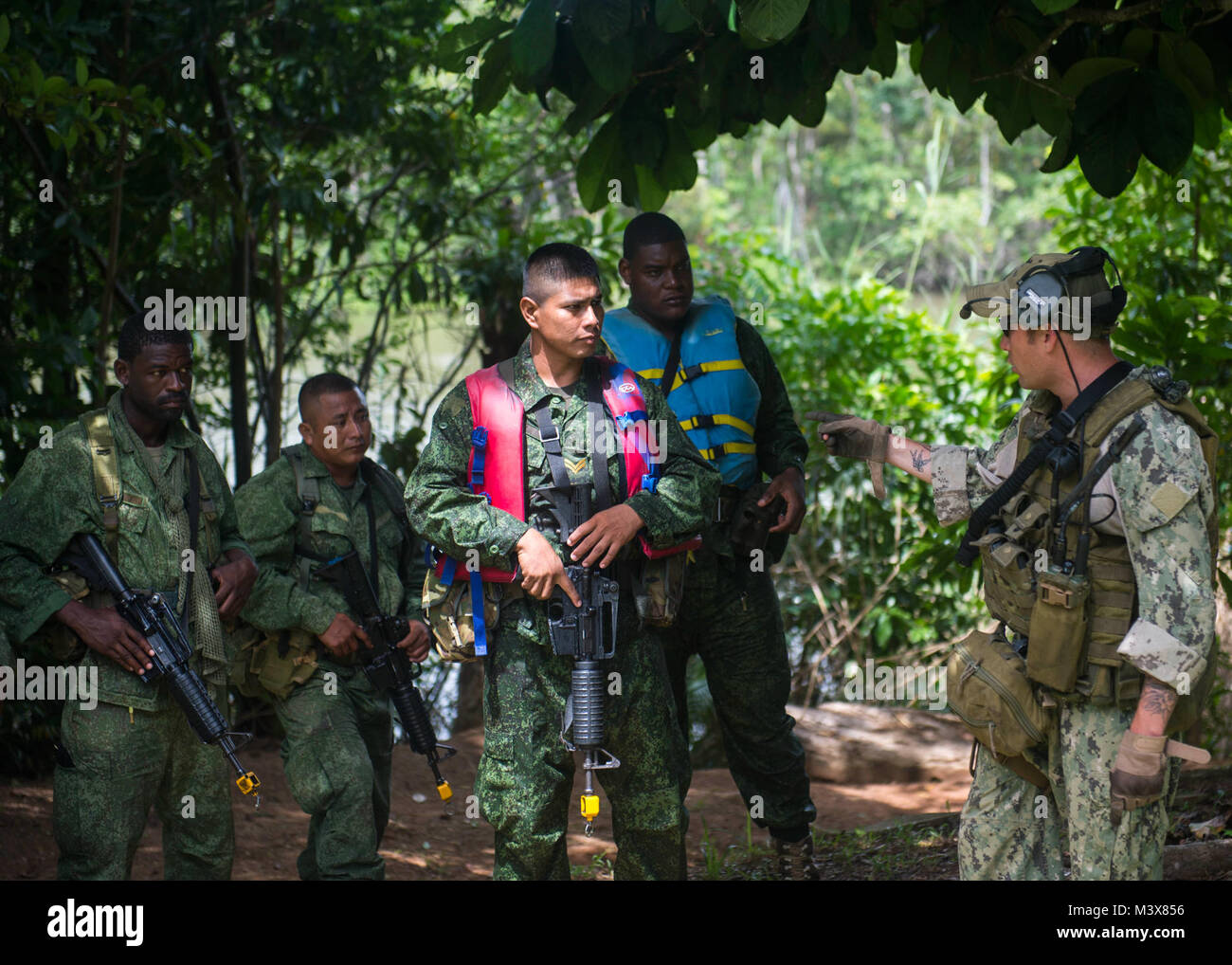 U.S. Navy Hospital Corpsman 1st Class Chris Woodring, attached to ...