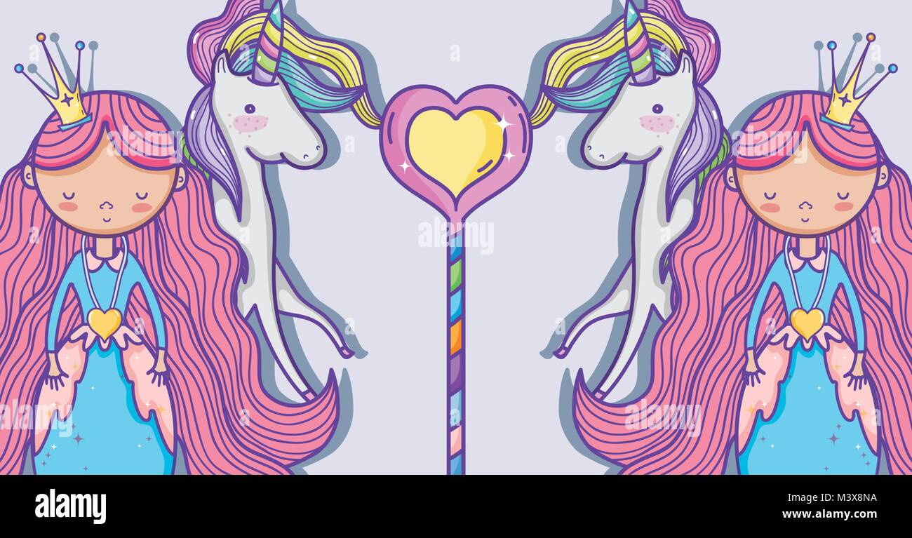 Little princess cute cartoon Stock Vector Image & Art - Alamy