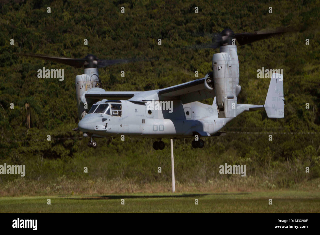 An MV-22 Osprey with Marine Operational Test and Evaluation Squadron 22 ...