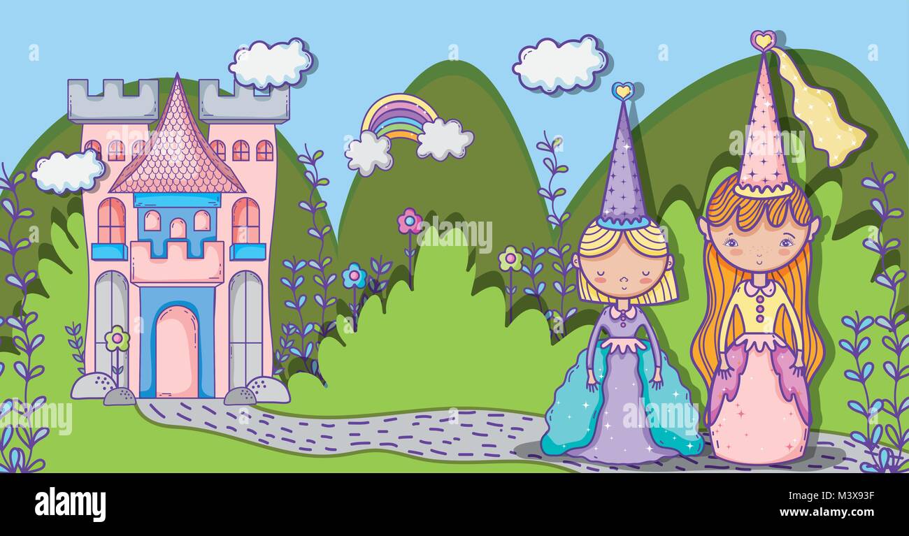 Little princess cute cartoon Stock Vector Image & Art - Alamy