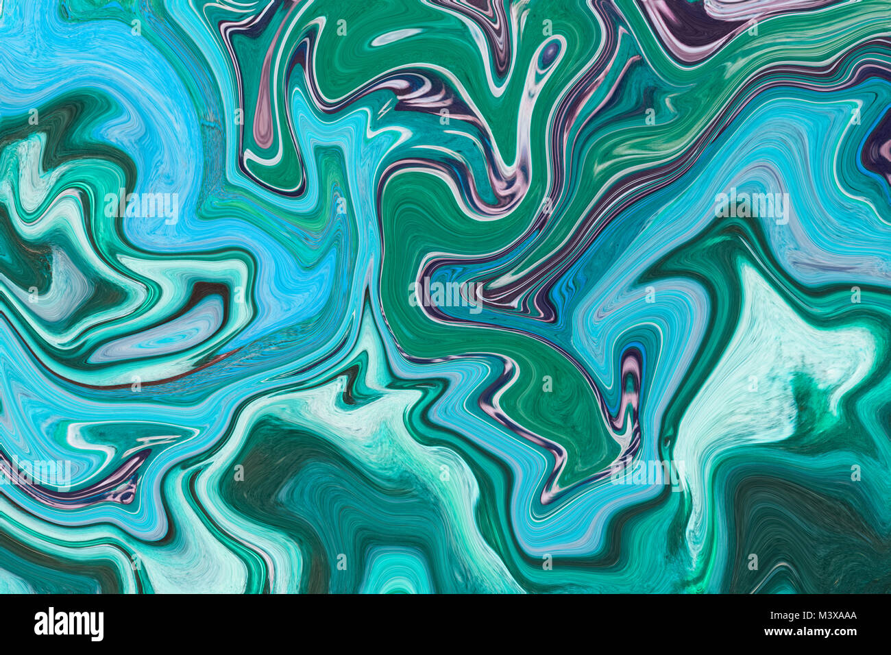 Juicy color mix painting with marbling. Marble texture. Paint splash ...