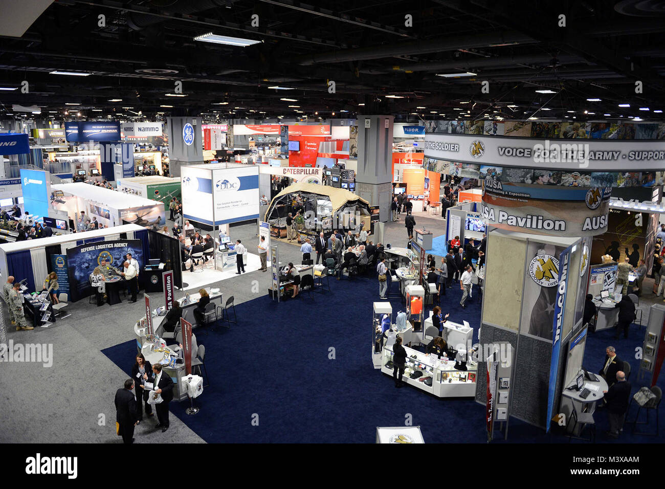 The Department of Defense community visits booths in Exhibit Hall A ...