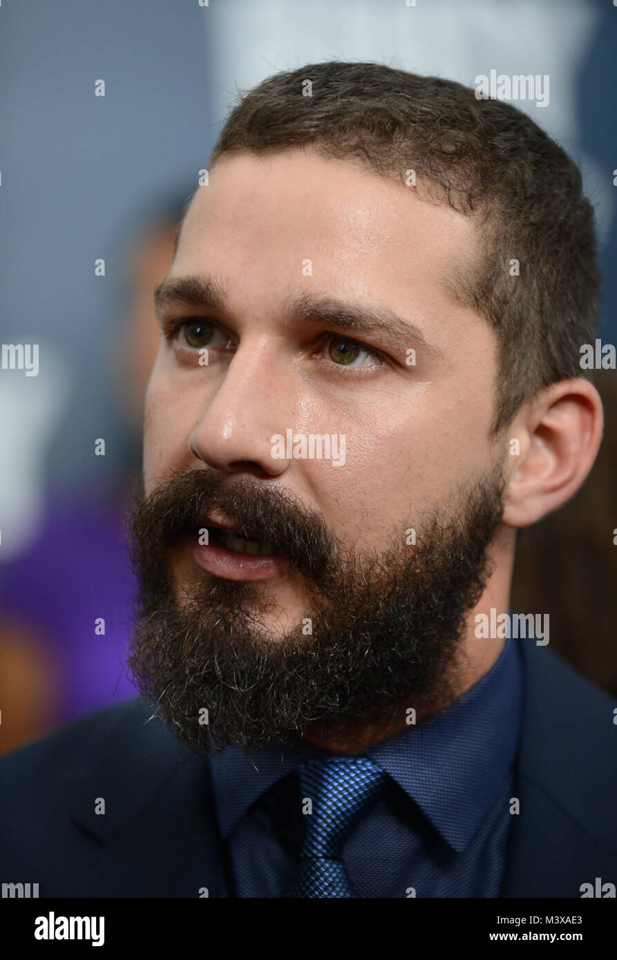 Actor Shia Labeouf, who plays the part of “Bible/Boyd Swan”, gives ...