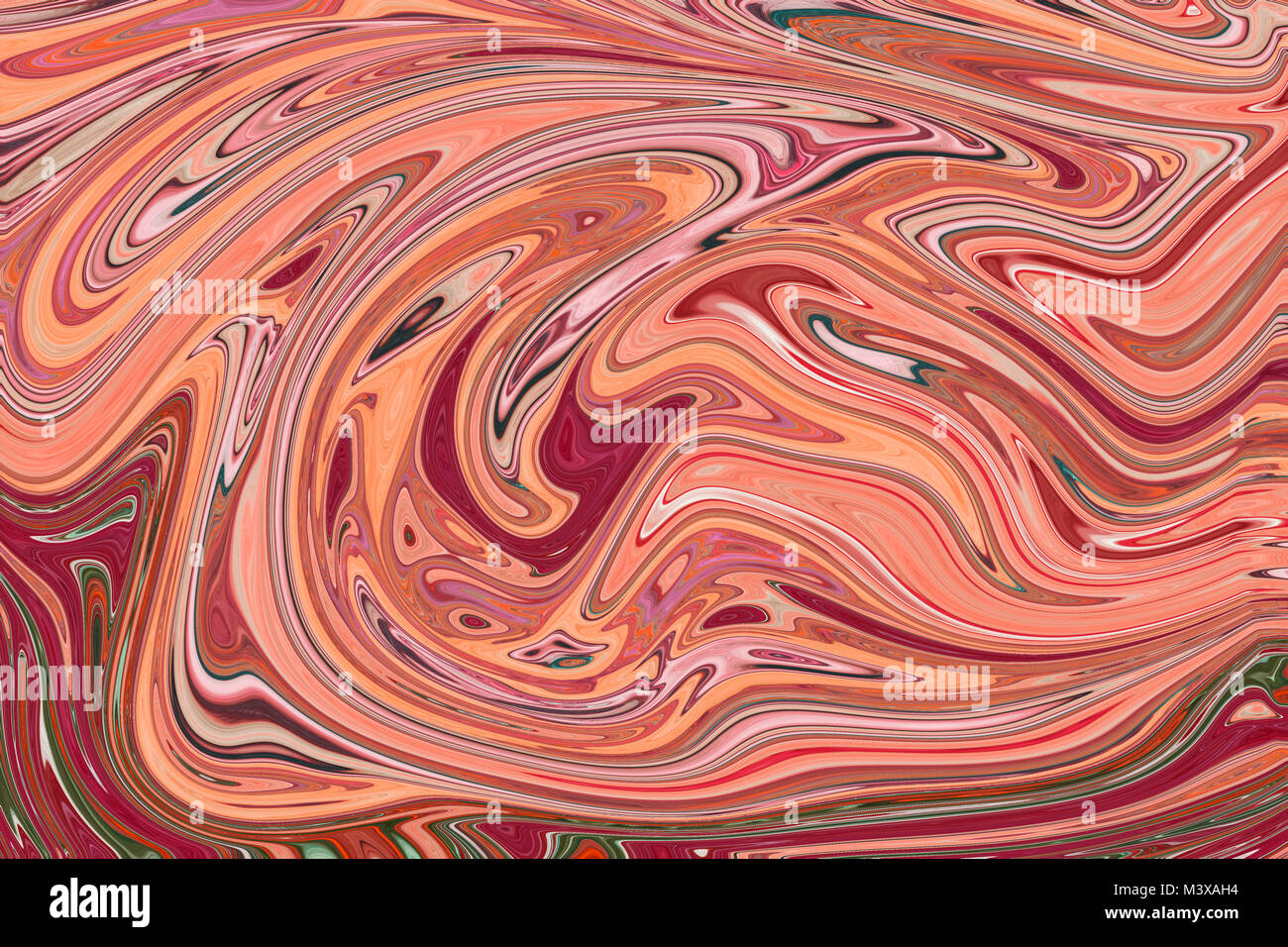 Juicy color mix painting with marbling. Marble texture. Paint splash ...