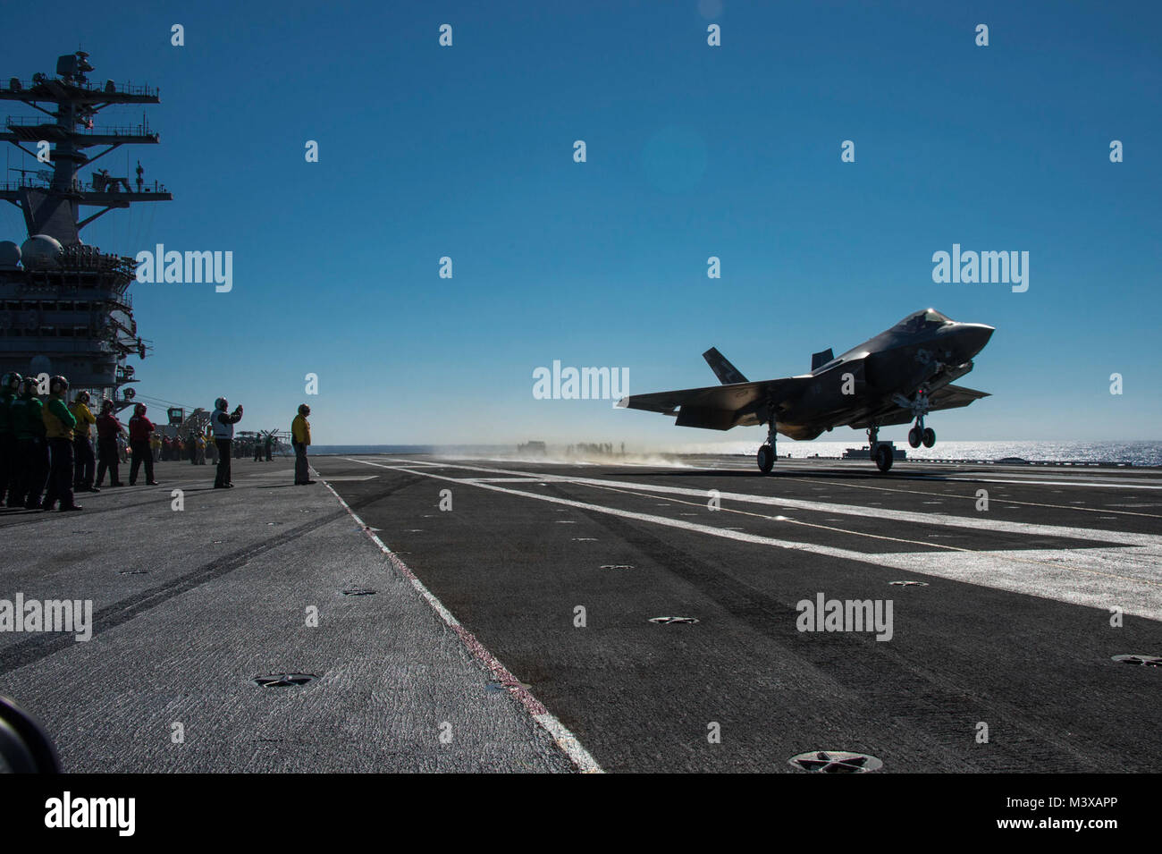 The F-35C Lightning II carrier variant Joint Strike Fighter conducts ...