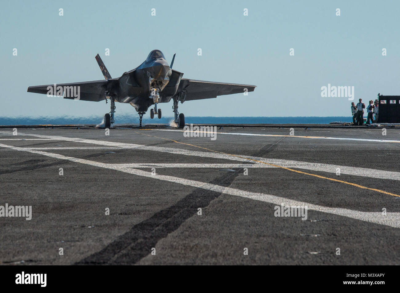 The F-35C Lightning II carrier variant Joint Strike Fighter conducts ...