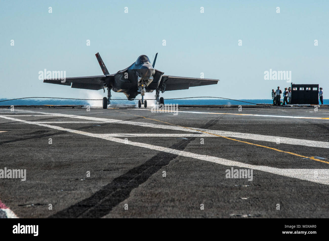 The F-35C Lightning II carrier variant Joint Strike Fighter conducts ...